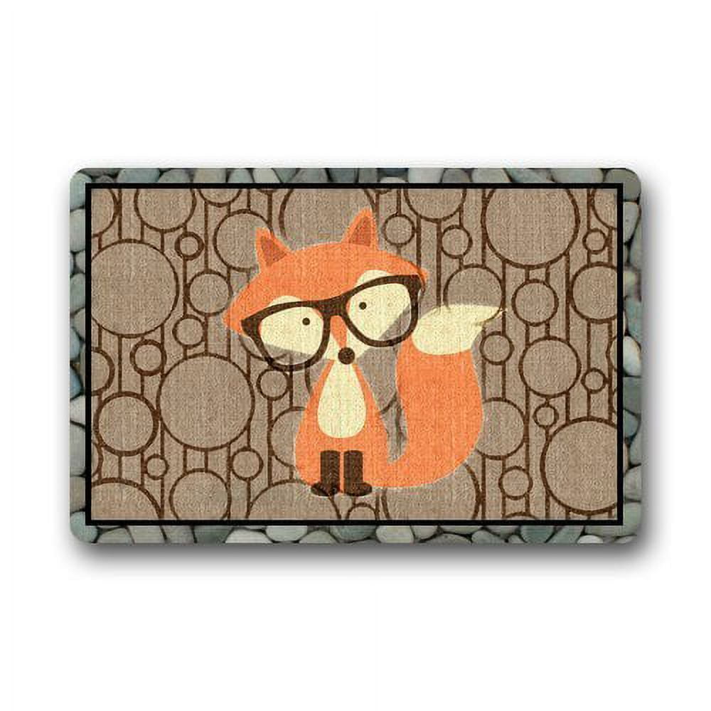 WinHome Fox Doormat Floor Mats Rugs Outdoors/Indoor Doormat Size 30x18 ...