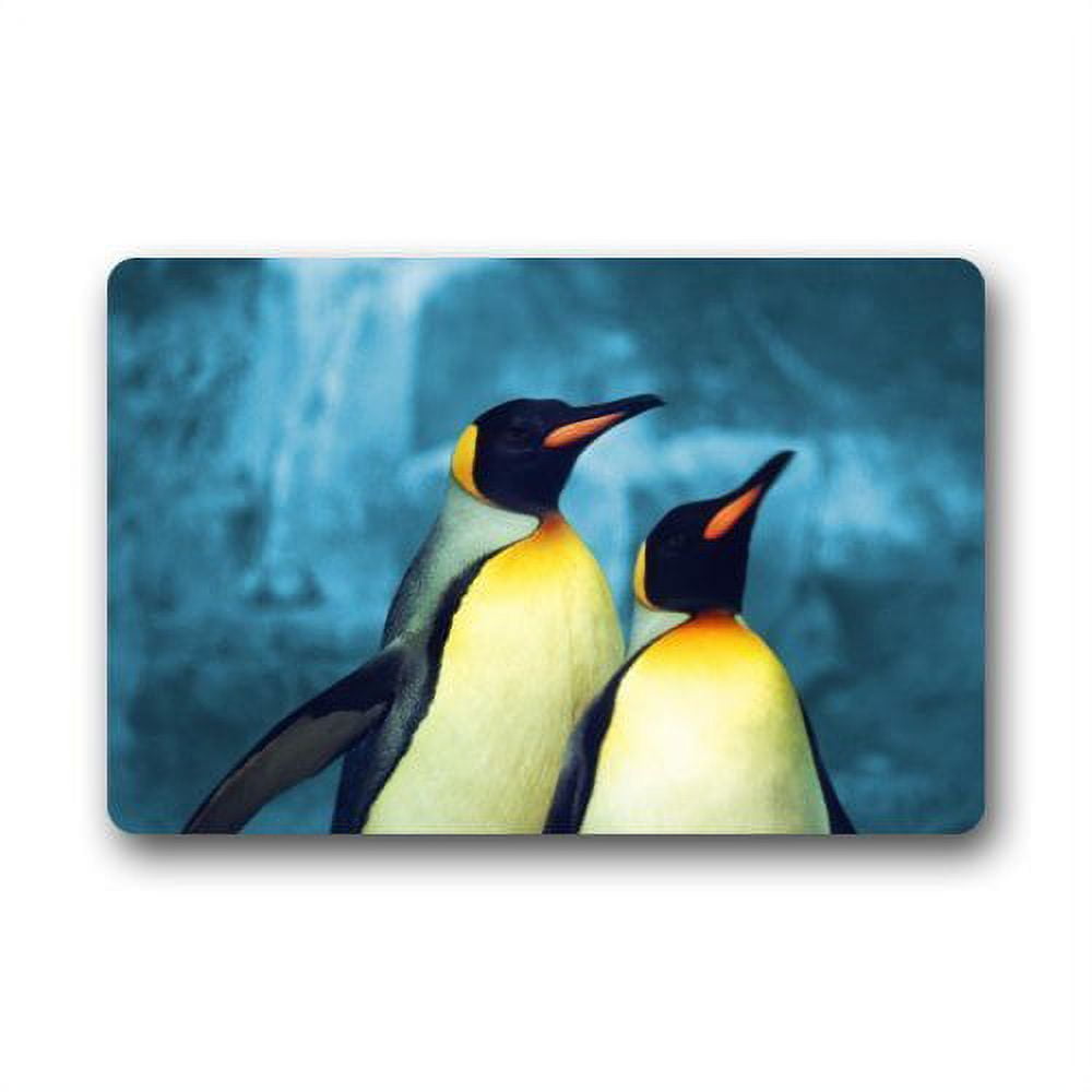 WinHome Funny Cute Penguins Doormat Floor Mats Rugs Outdoors/Indoor ...