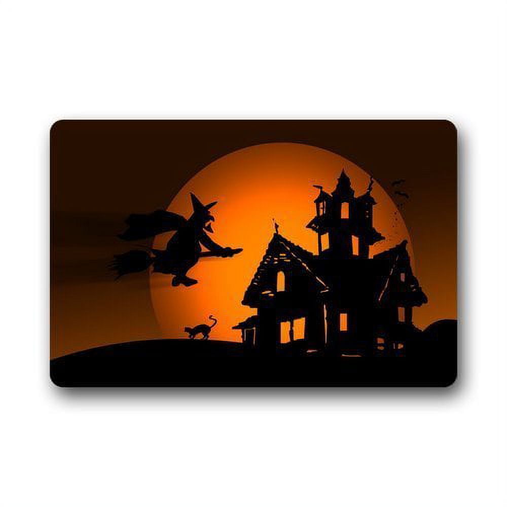 WinHome Happy Halloween Doormat Floor Mats Rugs Outdoors/Indoor Doormat ...