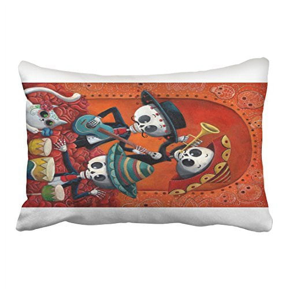 WinHome Vintage Popular Day Of The Dead Funny Skeleton Trio Flower ...