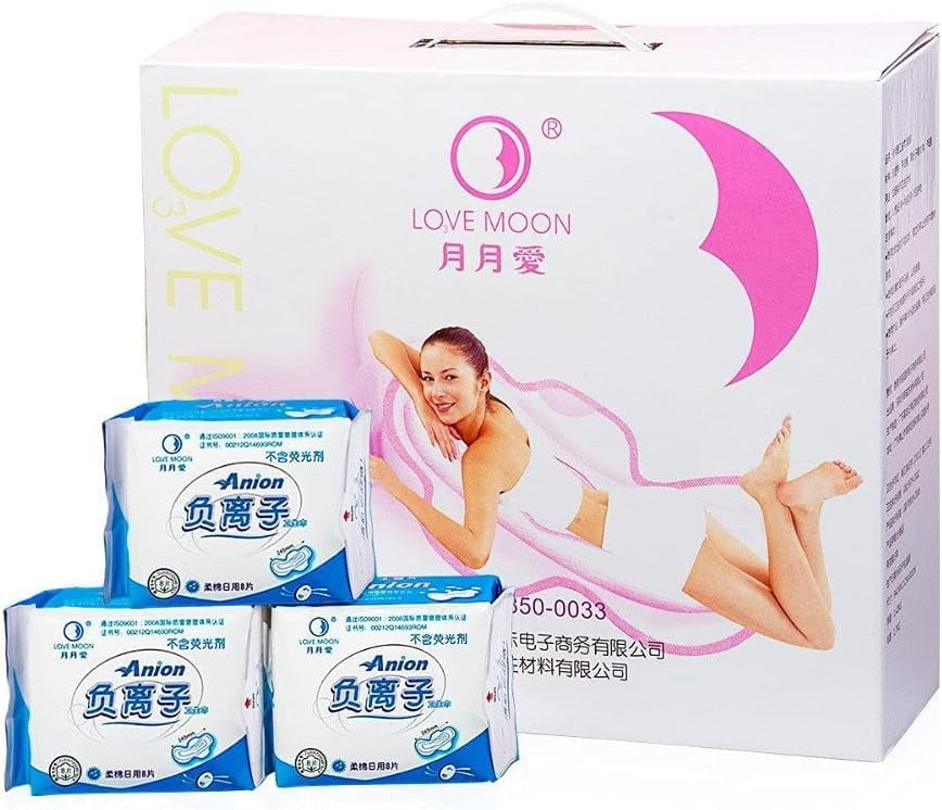 WinIon Anion Sanitary Napkins Daytime use Pad Winalite Lovemoon Sanitary Napkins Daytime use pad ...