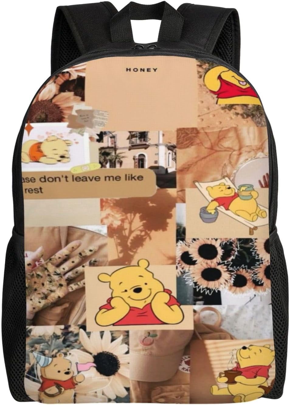 WinNie The Pooh Backpack Lightweight Laptop Cute Travel Backpacks For ...
