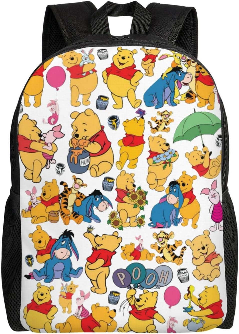 WinNie The Pooh Backpack Lightweight Laptop Cute Travel Backpacks For ...