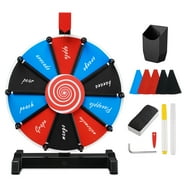 WinSpin 24" Tabletop Spinner Stand, Carnival Prize Wheel with 14 ...