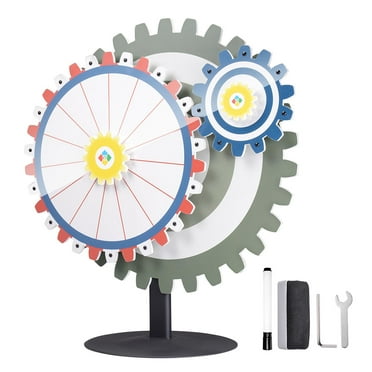 WinSpin 36" Prize Wheel Tabletop Floor Stand Spinning Game w/ Serving ...