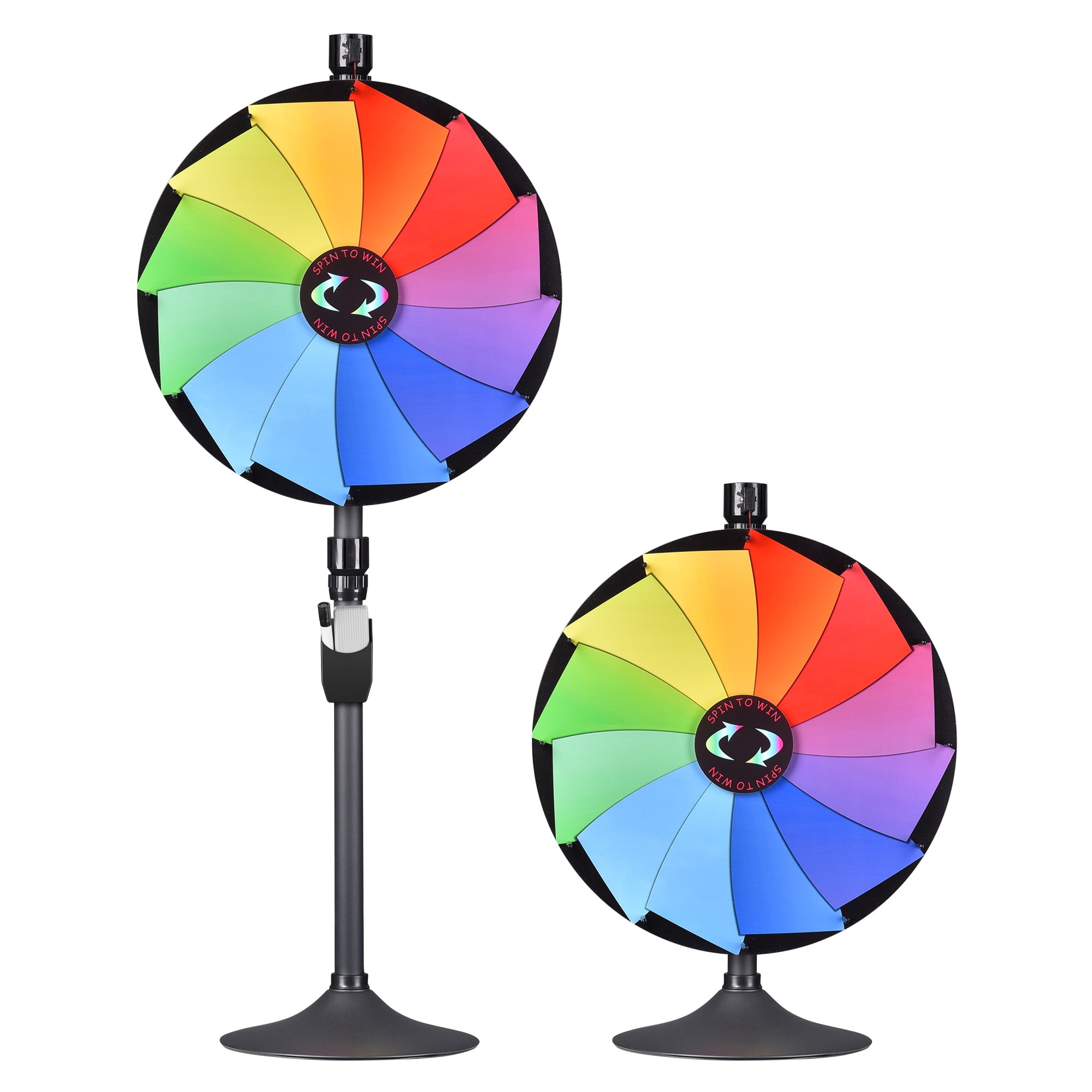 WinSpin 24" Dual Use Prize Wheel Tabletop or Floor Stand Fortune ...