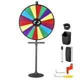 WinSpin 36" Prize Wheel Tabletop Floor Stand Spinning Game w/ Serving ...