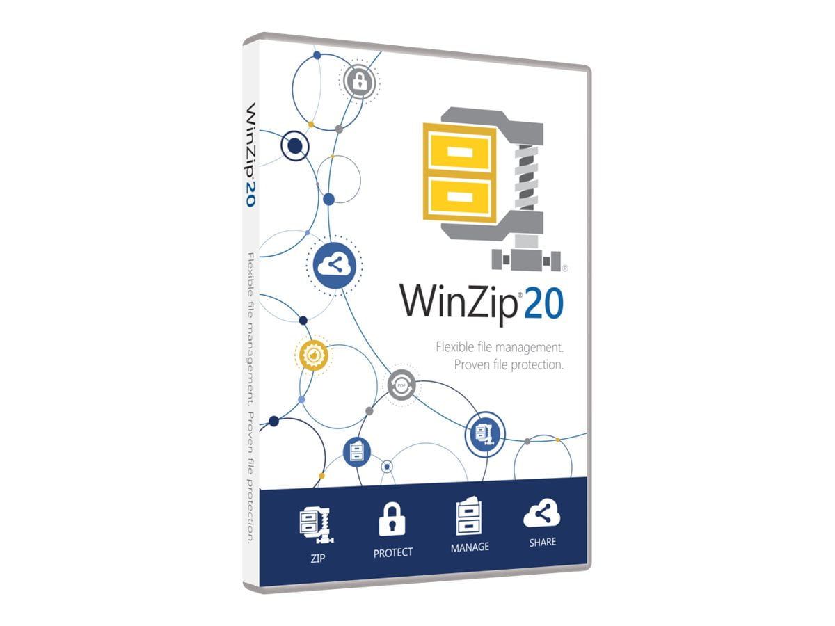 WinZip Standard - (v. 20) - box pack - 1 user - DVD - Win - Multi ...