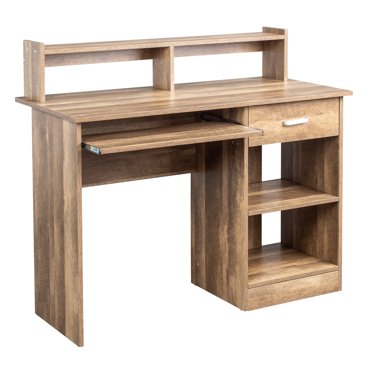 Ktaxon Computer Desk Home Office Workstation Laptop Table Drawer Shelf ...