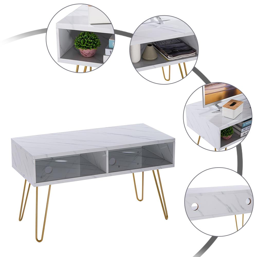 Winado Console Table & Deak Modern for Home Office TV Cabinet with ...