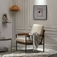 Winado Modern Accent Chair with Metal Frame Upholstered Living Room ...