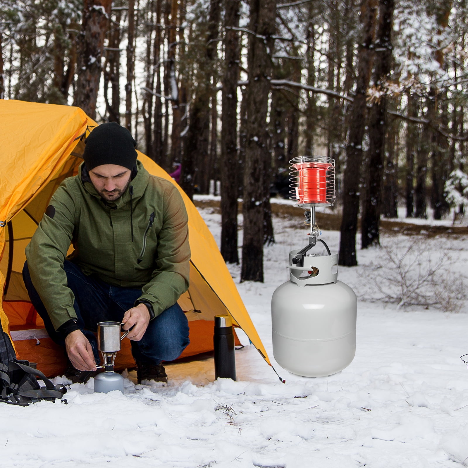 Winado Propane 360 Degree Tank Top Heater for Outdoor, Camping (Propane ...