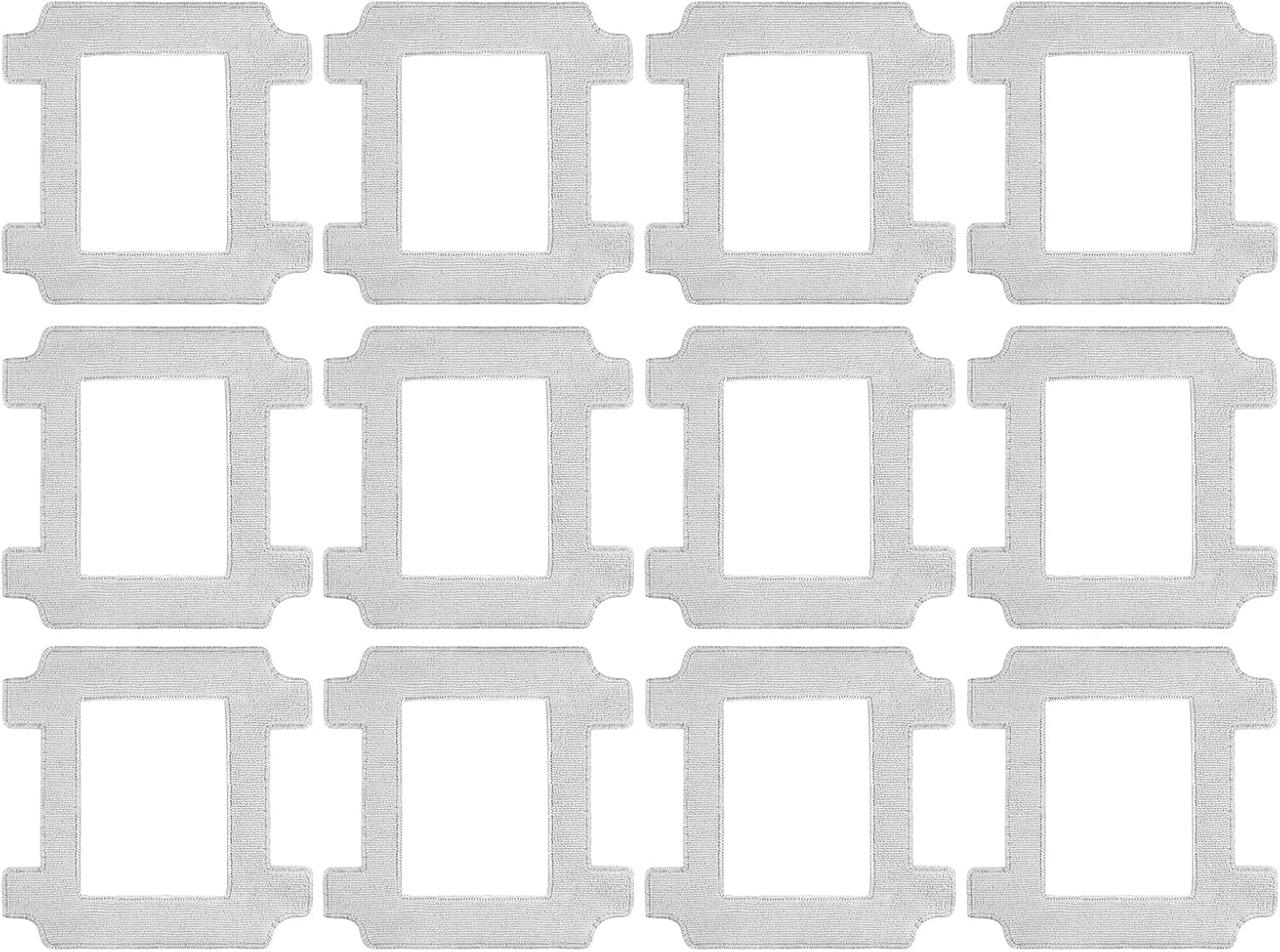 Winbot W2 Pro Replacement Mop Pads - 12 Pcs Washable & Reusable ...