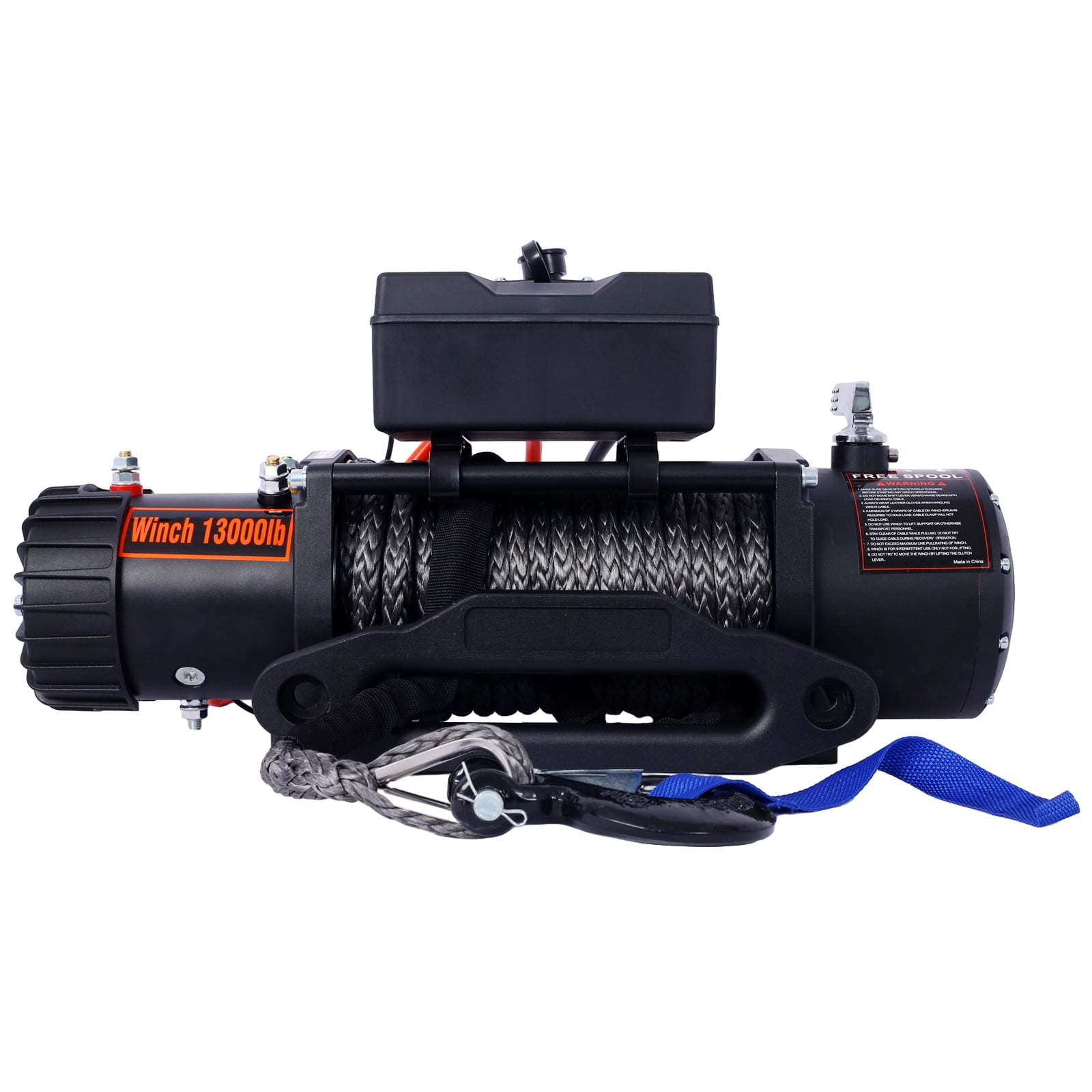 Winch-13000 lb. Load Capacity Electric Winch -12V DC Power for Towing ...