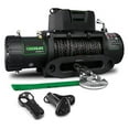 Winch 13000lb. Winch Kit Synthetic Rope,12V Waterproof Winch With Wireless Handheld Remote And ...