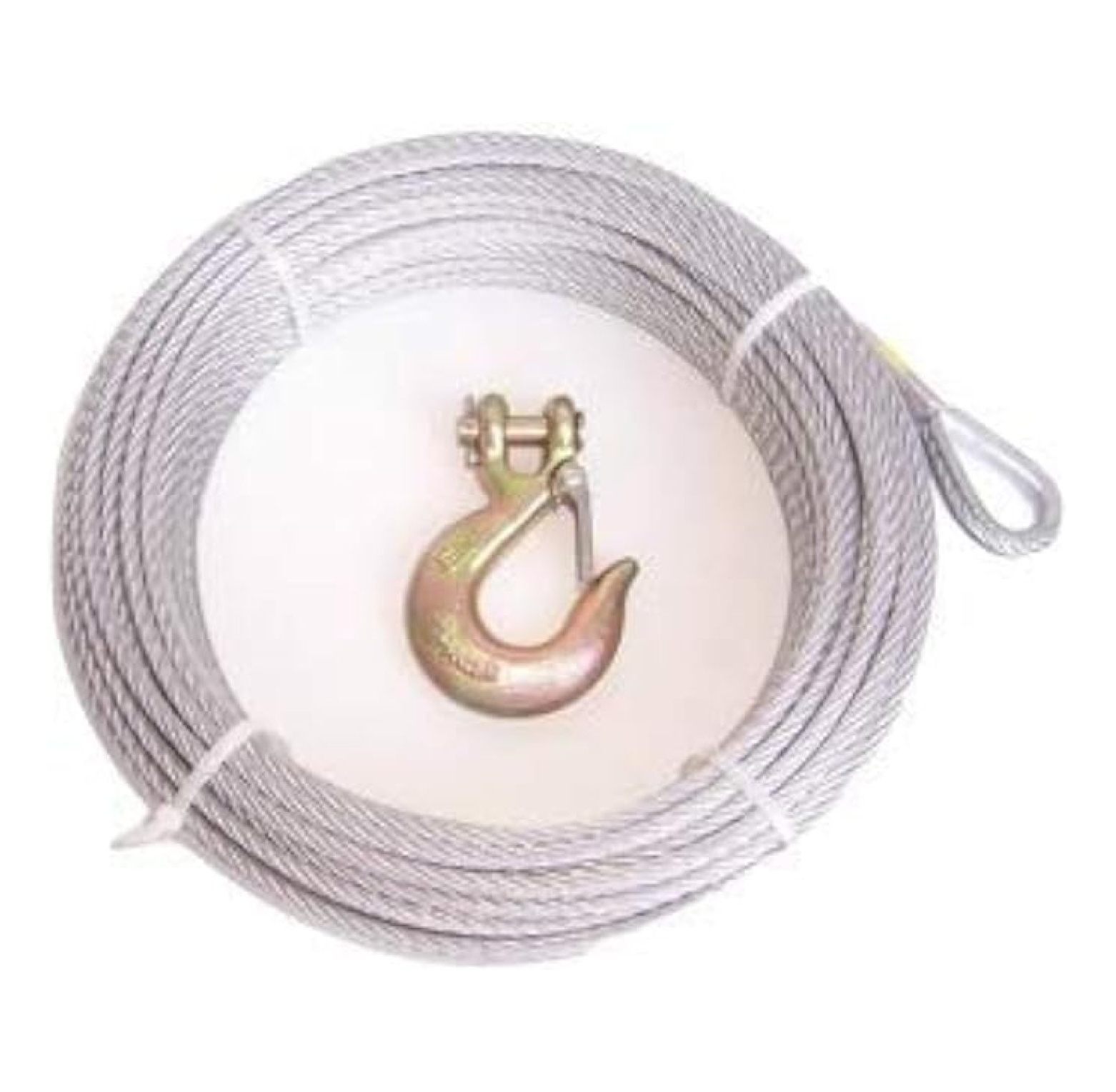 Winch Cable 5/16" x 50ft - Galvanized Steel Aircraft Cable 7x19, 9800lb ...