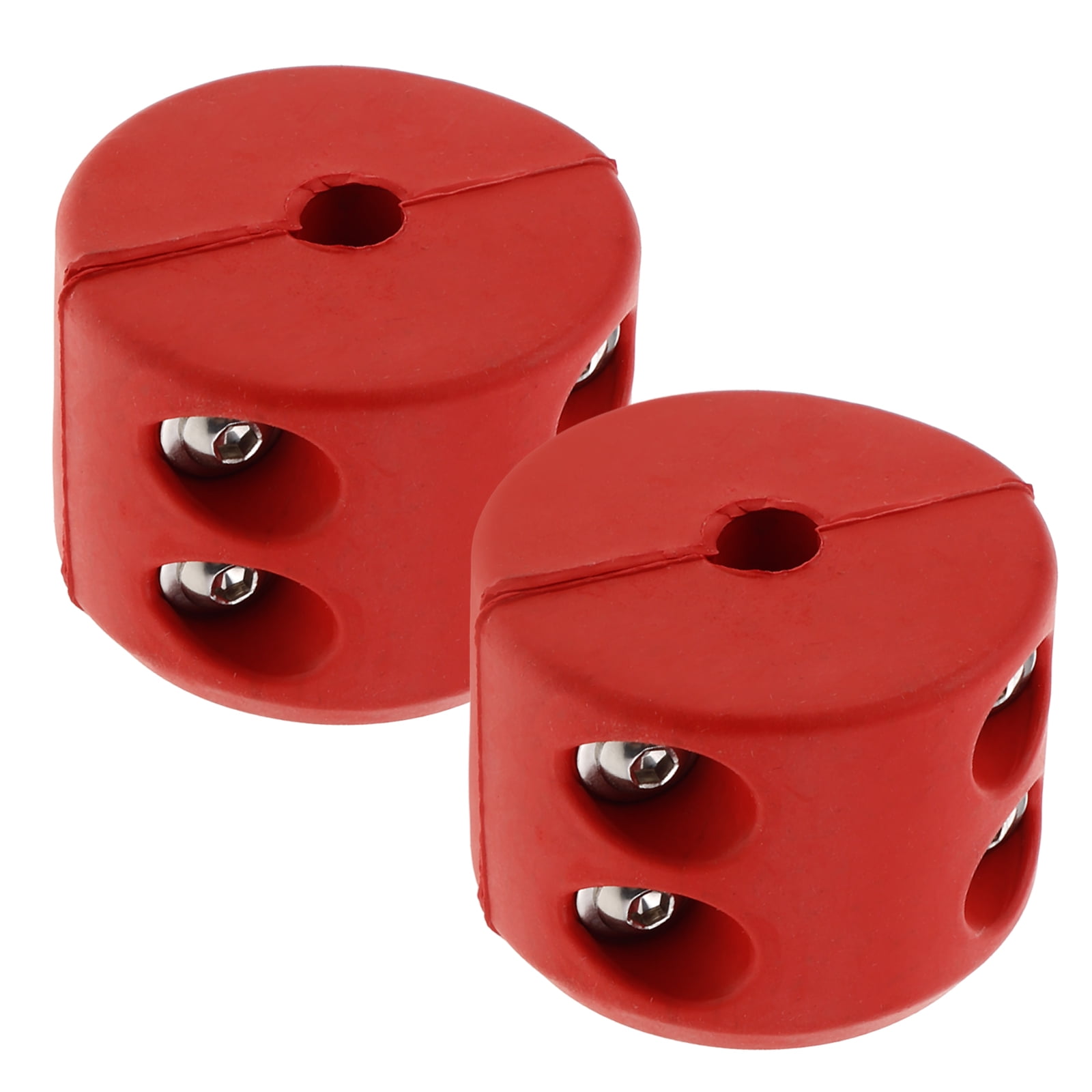 OUNONA Winch Cable Hook Stopper with Rope Protector for Car Plastic Red ...