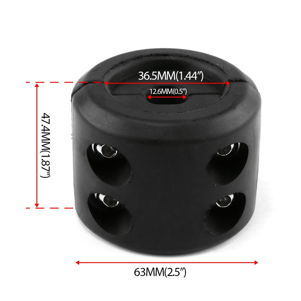 Winch Cable Stopper Rubber Line Stop Hook Saver with Wrench for Utv for ...