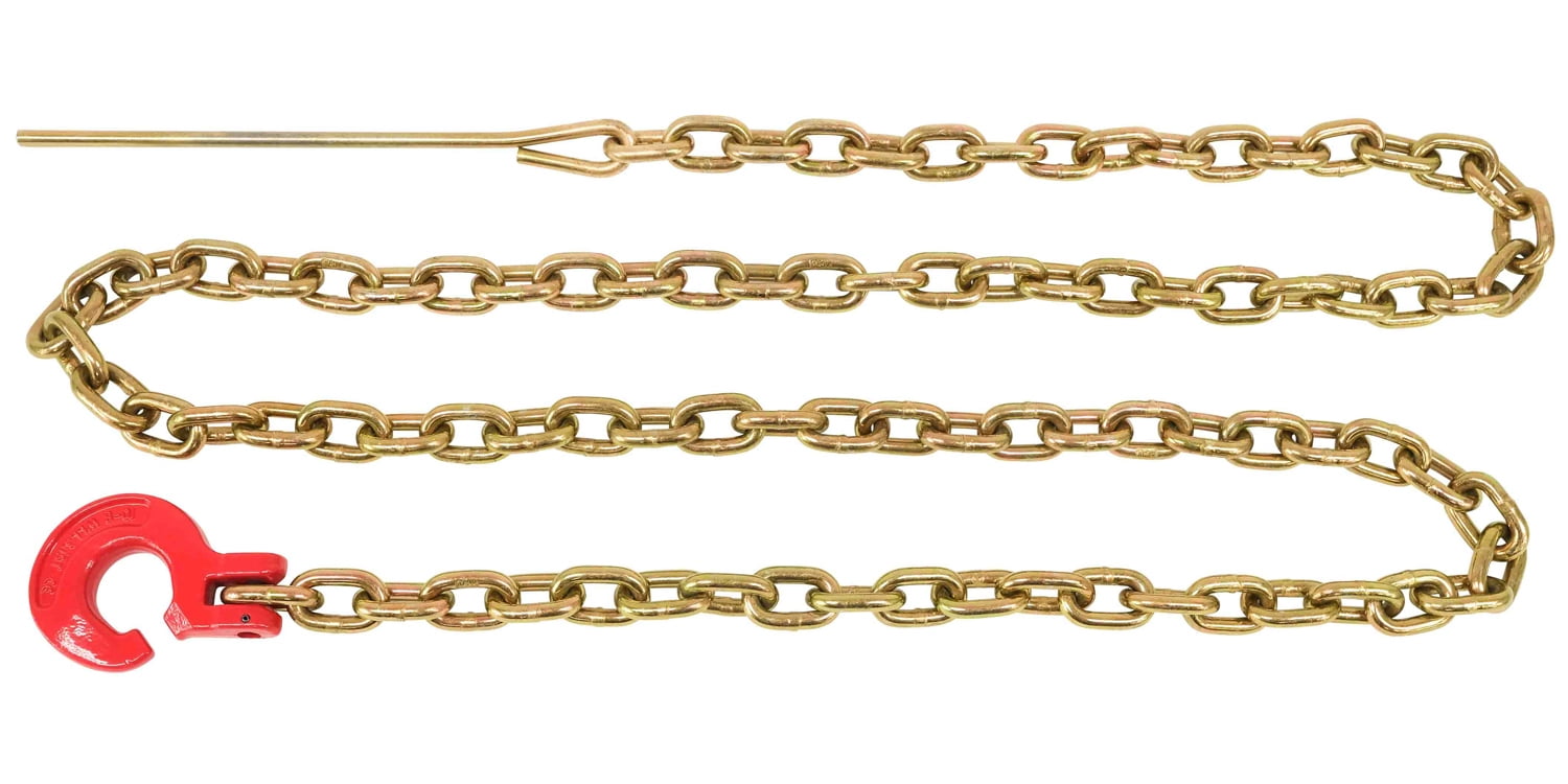 Free Shipping! Winch Choker Chain 3/8" x 10' & Choker Hook w/Steel ...