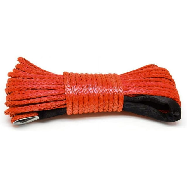 Winch Line Cable Rope, Sovob Heavy Duty Nylon Towing Rope 8300 Lbs ...