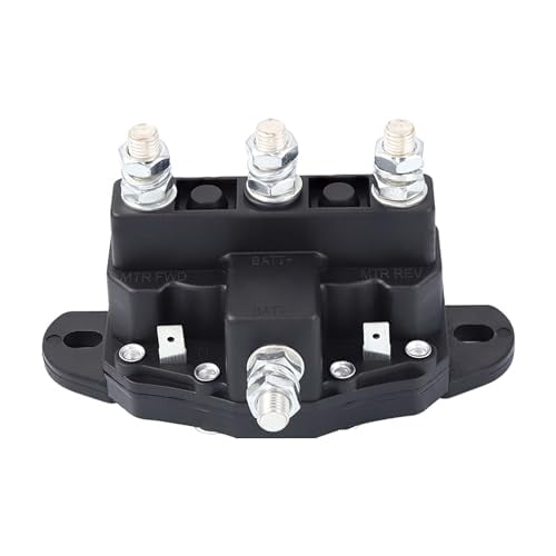 Winch Motor Reversing Solenoid 12V 6 Terminal DC Contactor Relay Switch ...