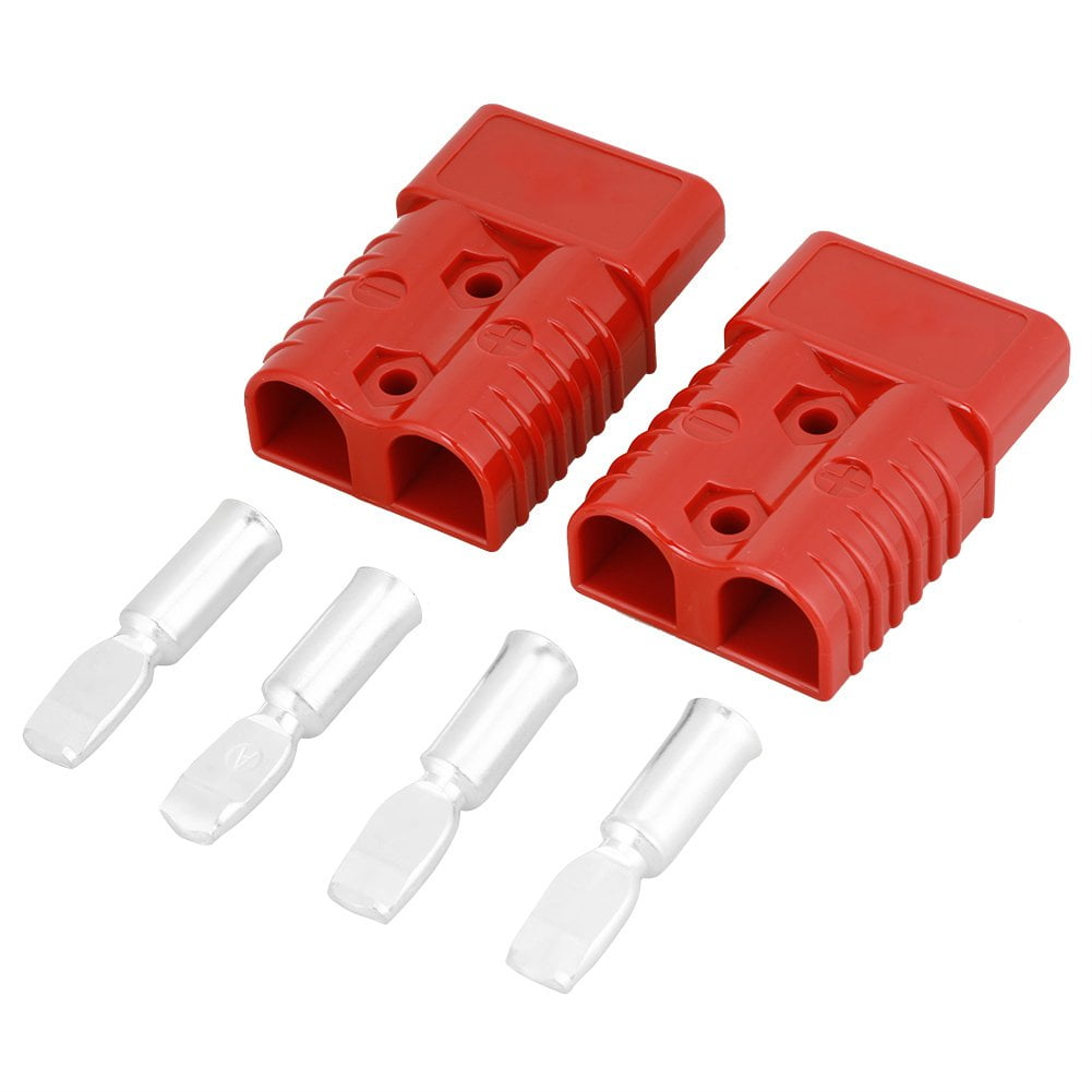Winch Quick Connector Plug, 2 Pcs 175A 600V Red Battery Quick Connect ...