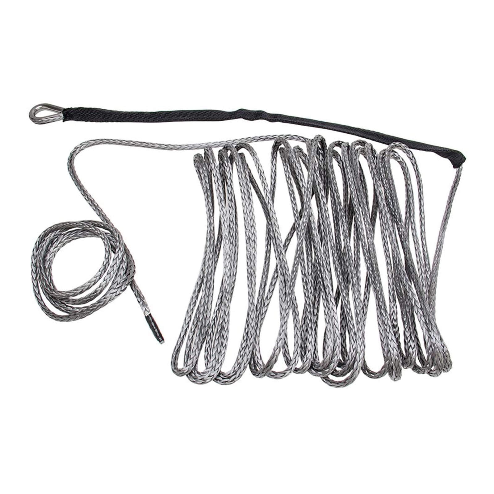 Winch Rope,1/4"X 50' 10000LB Synthetic Winch Rope Line Recovery Cable ...