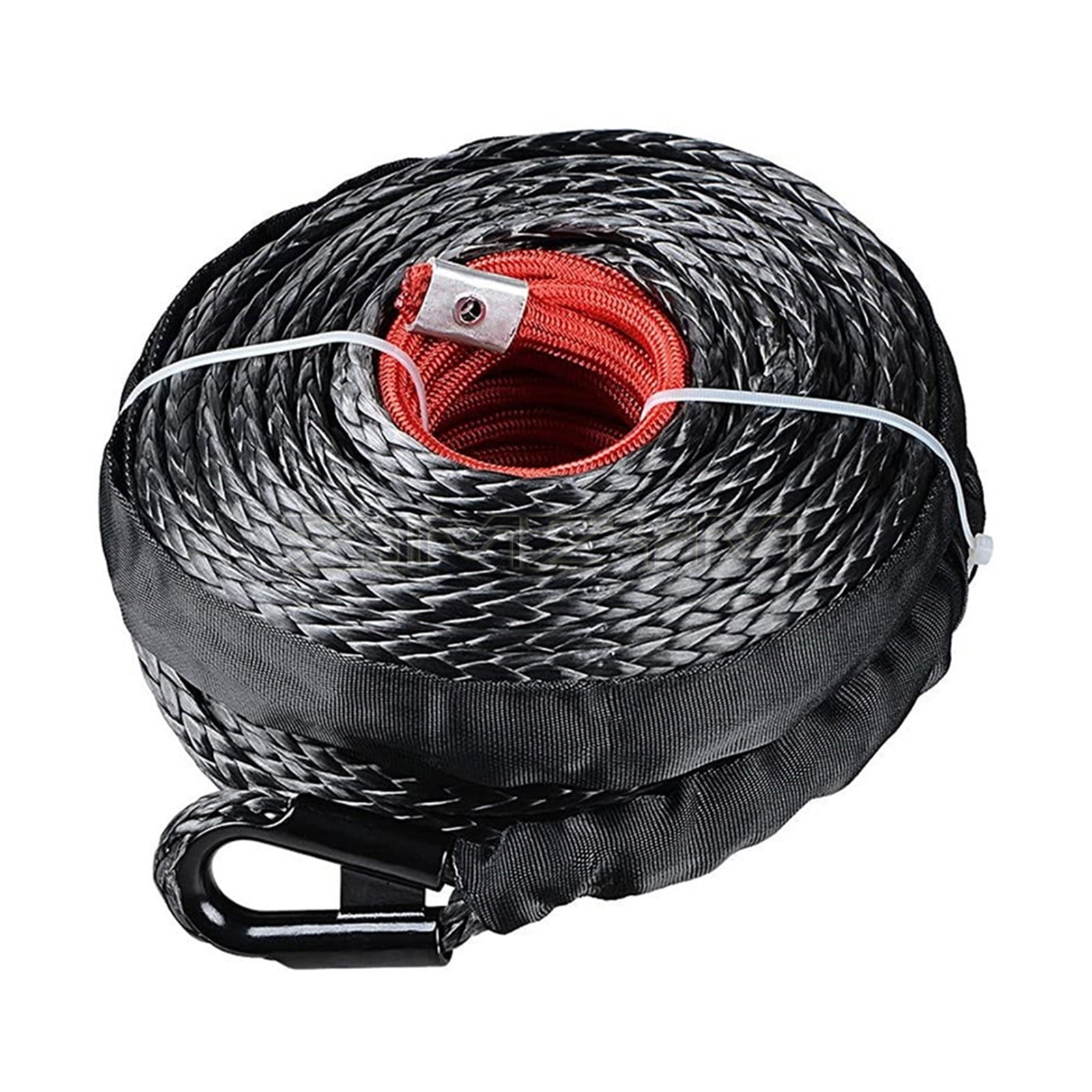 Winch Rope String Line Cable With Sheath 9.5mm Synthetic Towing Rope ...