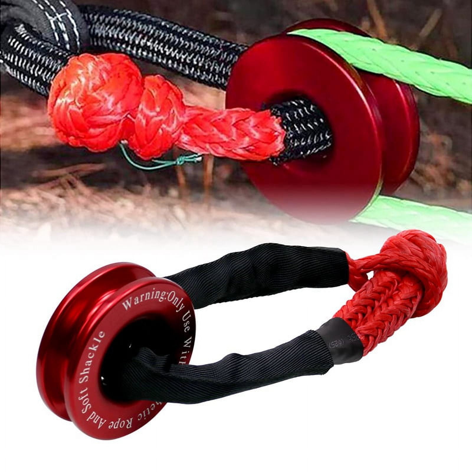 Winch Snatch Recovery Ring, Synthetic Winch Rope, Snatch Ring Soft ...
