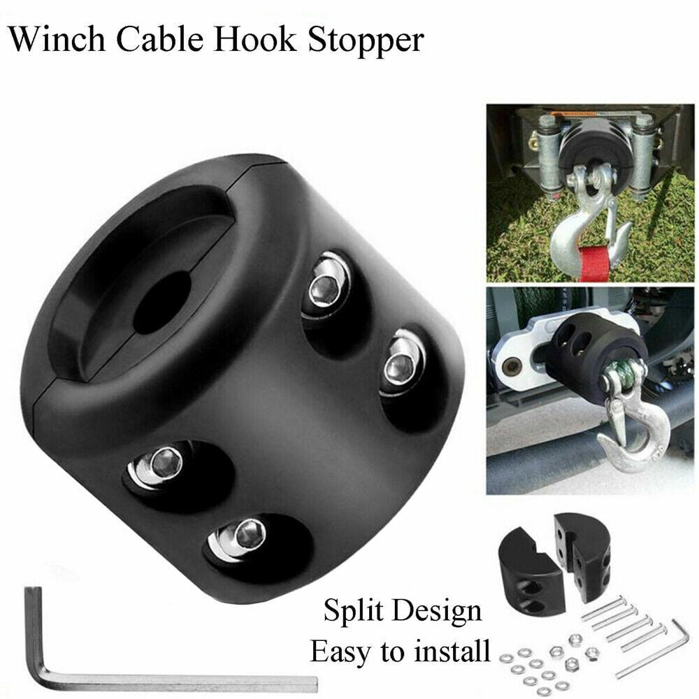 Winch Stopper Stop Rubber Heavy Duty Cable Line Waterproof Rope Hook ...