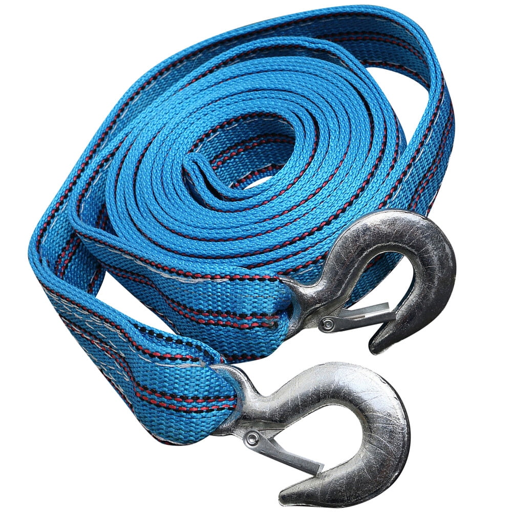 Winch Strap with Hook Trailer Rope 5 Tons Tow Rope 4 Meter Winch Rope ...
