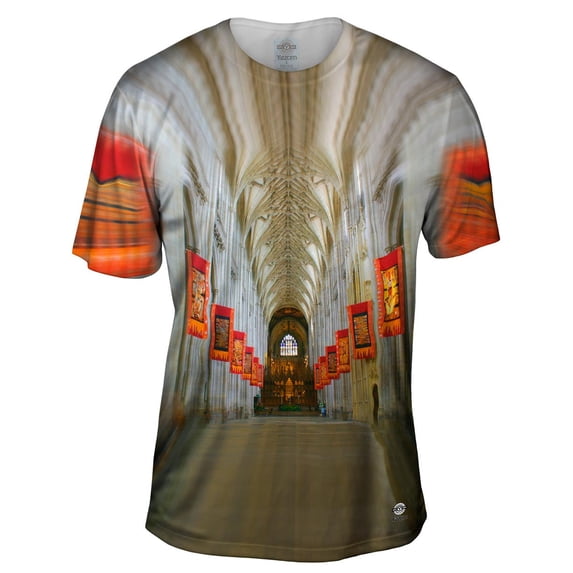 Winchester Cathedral Flags Mens T-Shirt All Over Print - Walmart.com