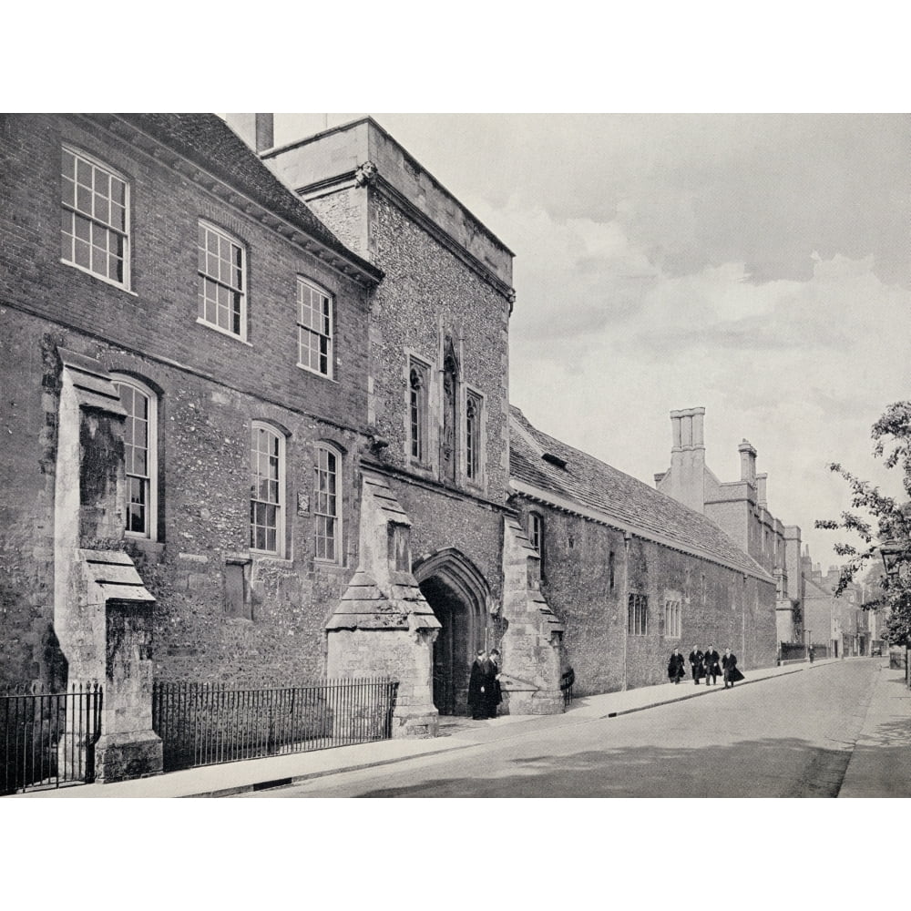 Winchester College The North Front Seen From The Direction Of Wolvesey ...
