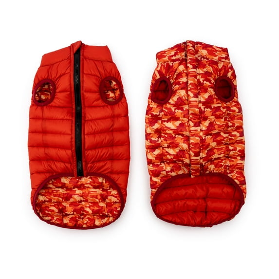 Winchester Pet Premium Reversible Puffy-Vest, Camo Red, XL - Walmart.com