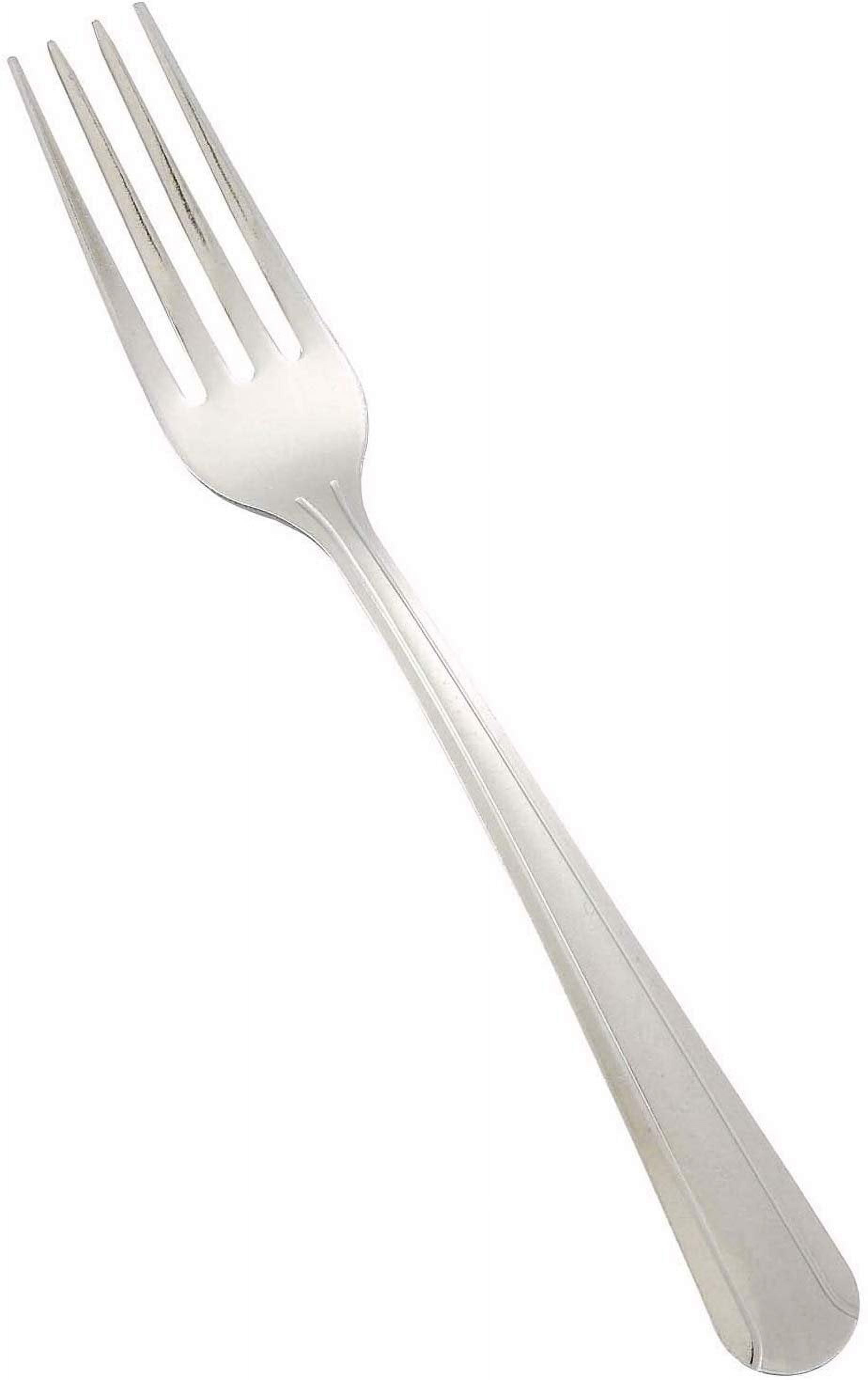 Winco Flatware Silverware, 12-Piece Dominion Dinner Fork Set, 18-0 ...
