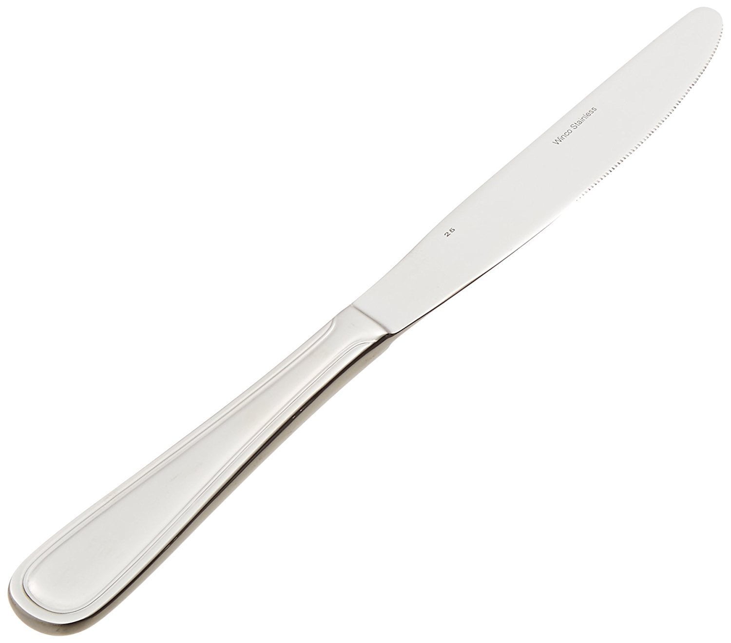Winco 0030-08 Shangarila Stainless Steel Dinner Knife, Set of 12 ...