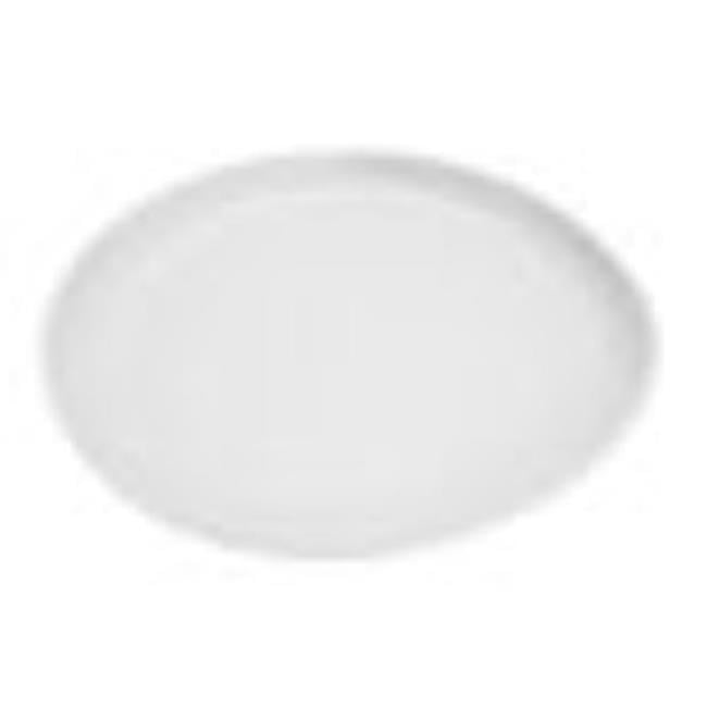 Winco CS-1050-W 10.6 in. White Melamine Round Coupe Dinner Plate, G.E.T ...