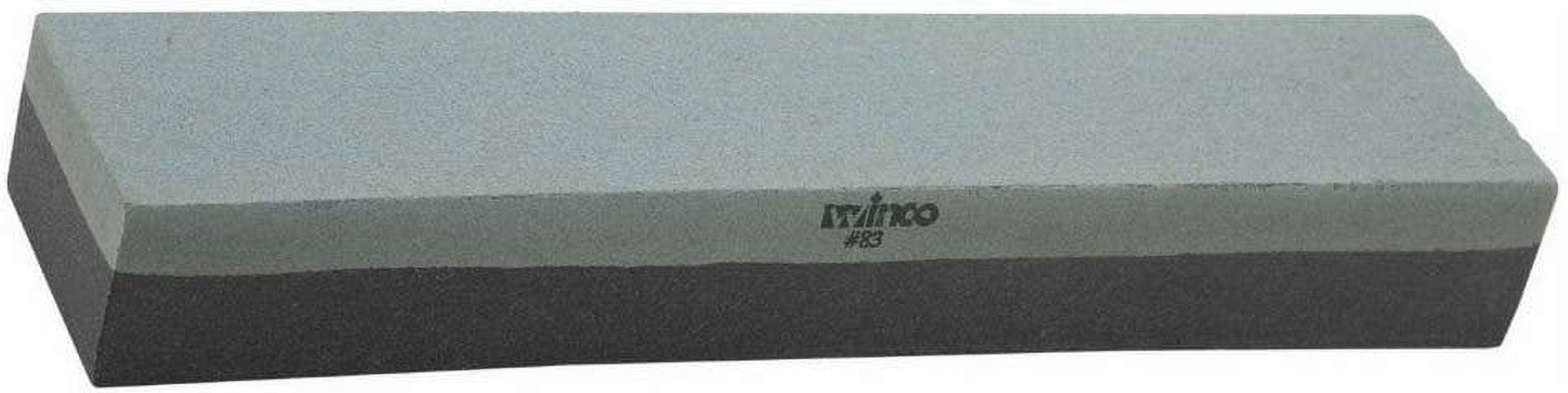 Winco 12-Inch Fine/Grain Knife Sharpening Stone, Medium,Set of 6 ...