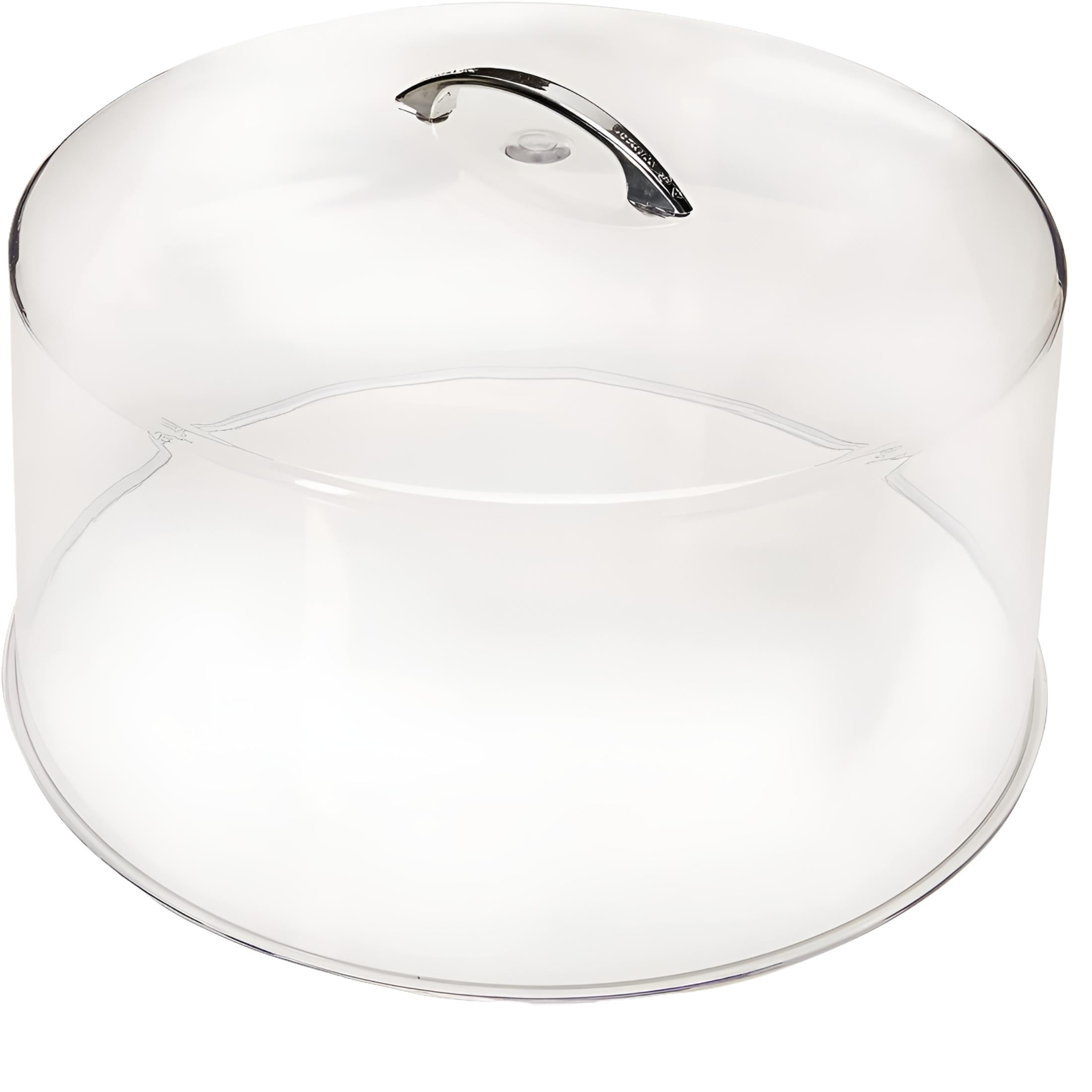 Winco 12" Round Acrylic Cake Stand with Durable Clear Cover, High Gloss ...