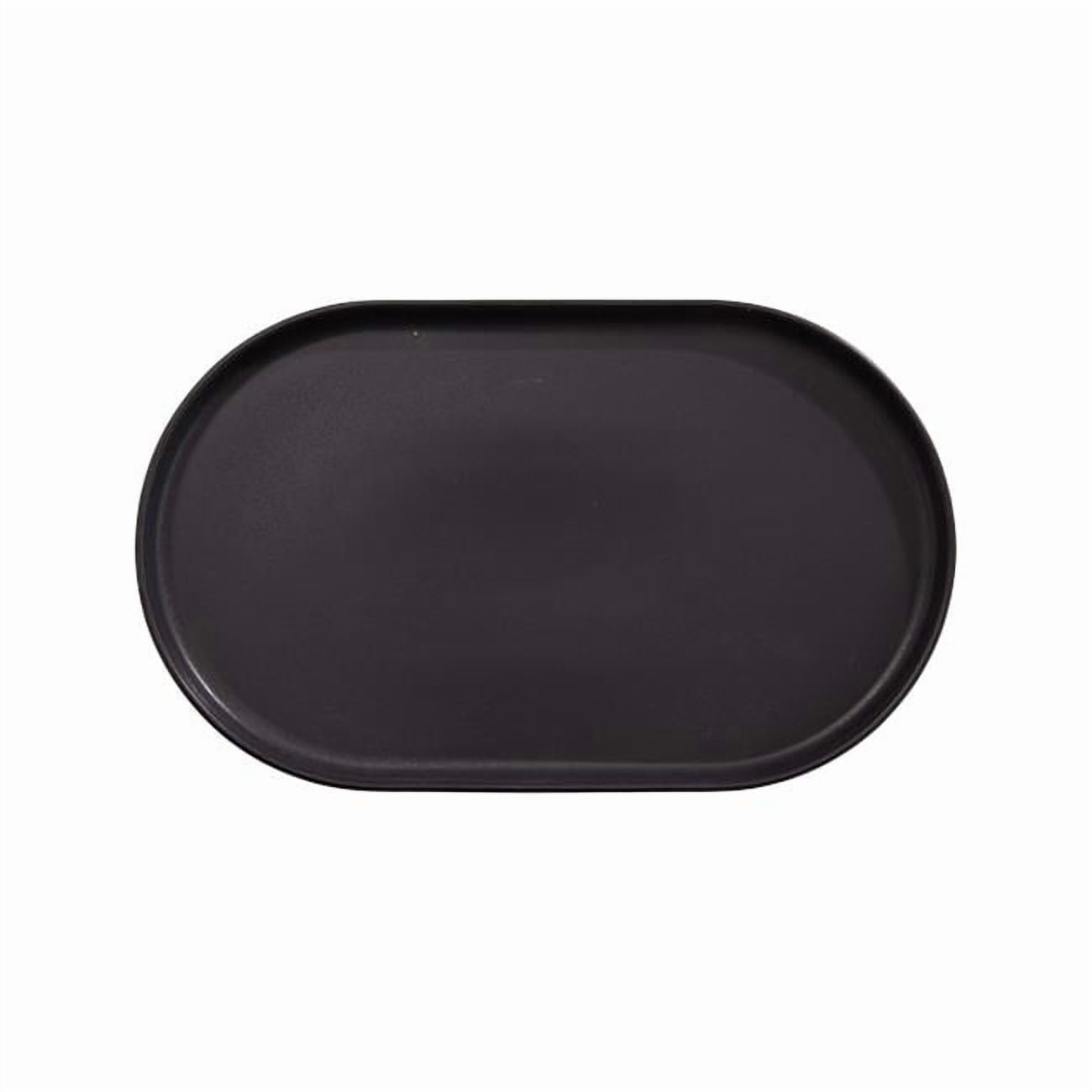Winco PA1941997706 13.9 x 8.5 in. Rustic Tray, Corona, Pluto Black - 1 ...
