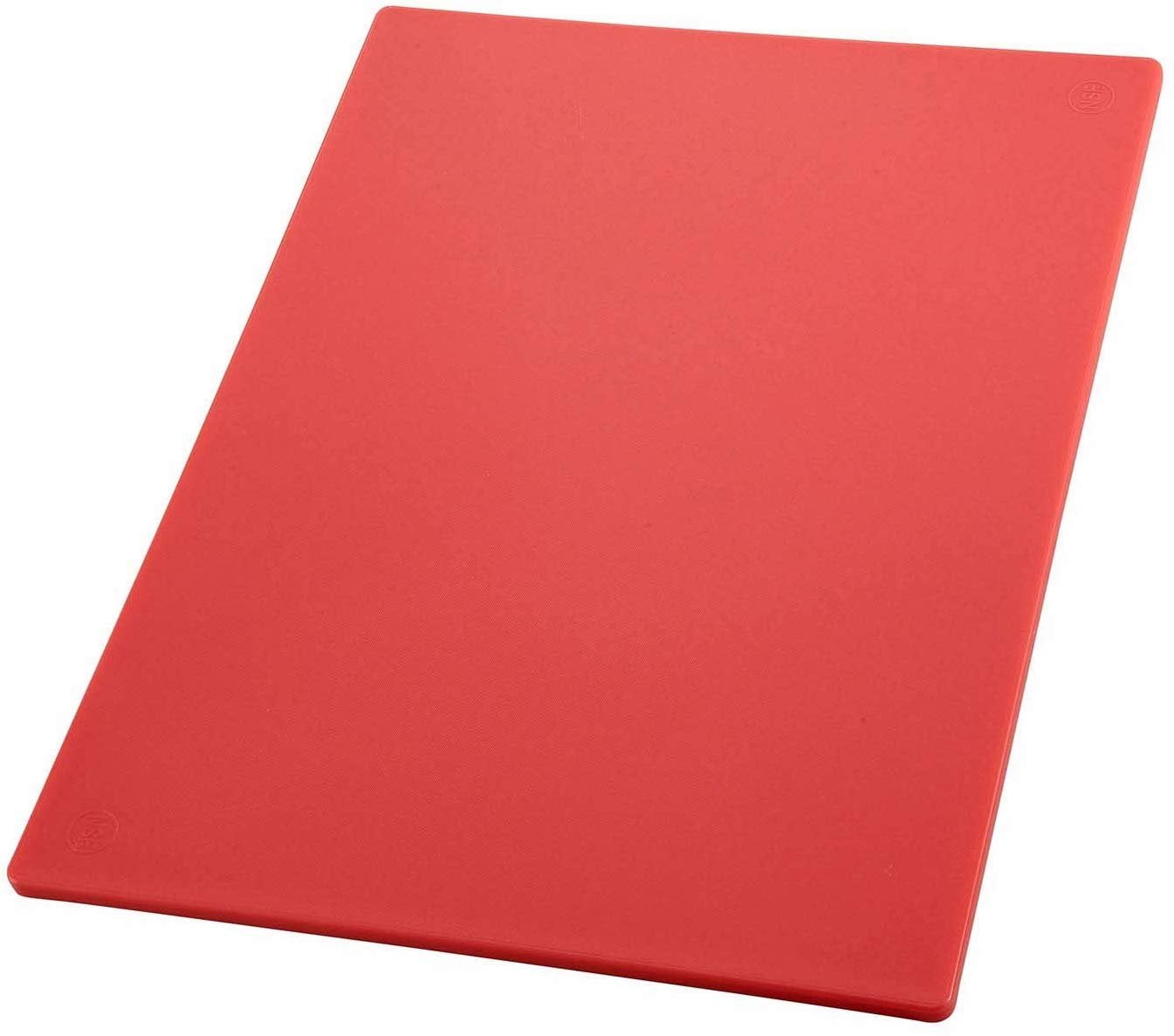 Winco 15" W x 20" D Cutting Board Red 86126 - Walmart.com