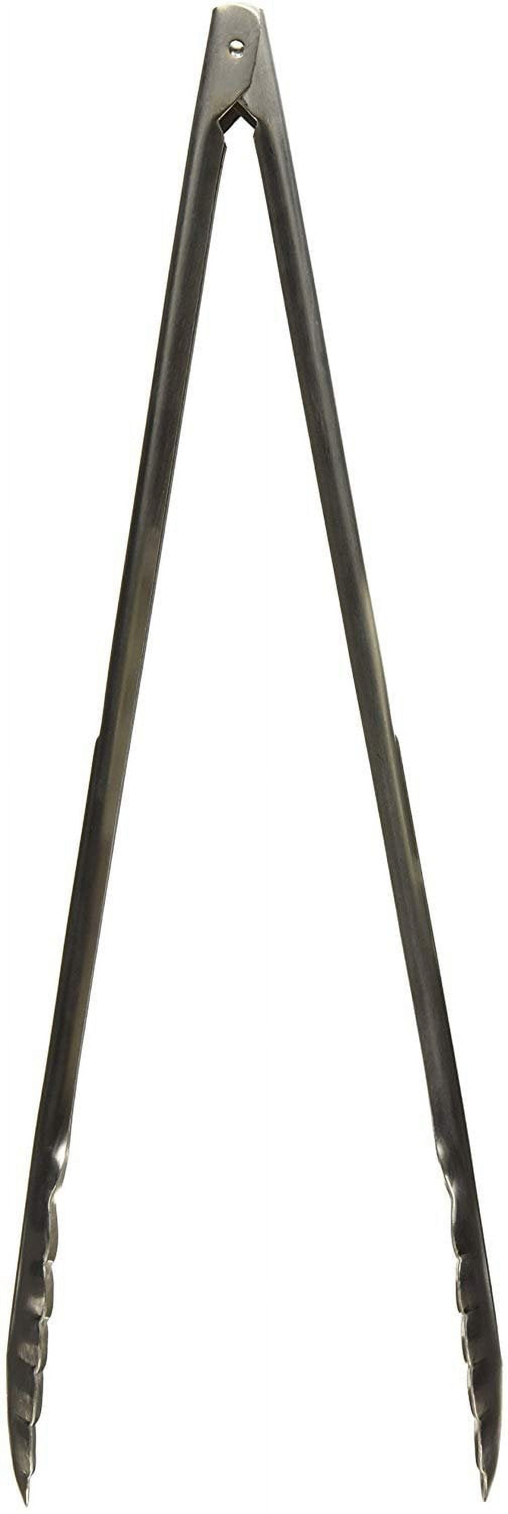 Winco 16-Inch Long Handle Kitchen Metal Serving Utility Tong, Extra ...