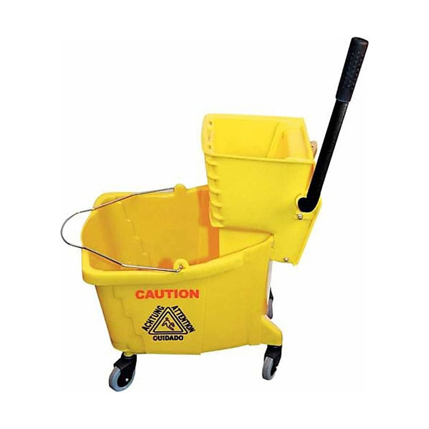 Winco 36 Qt. Plastc Mop Bucket and Wringer 1/Pack WINMPB36 - Walmart.com