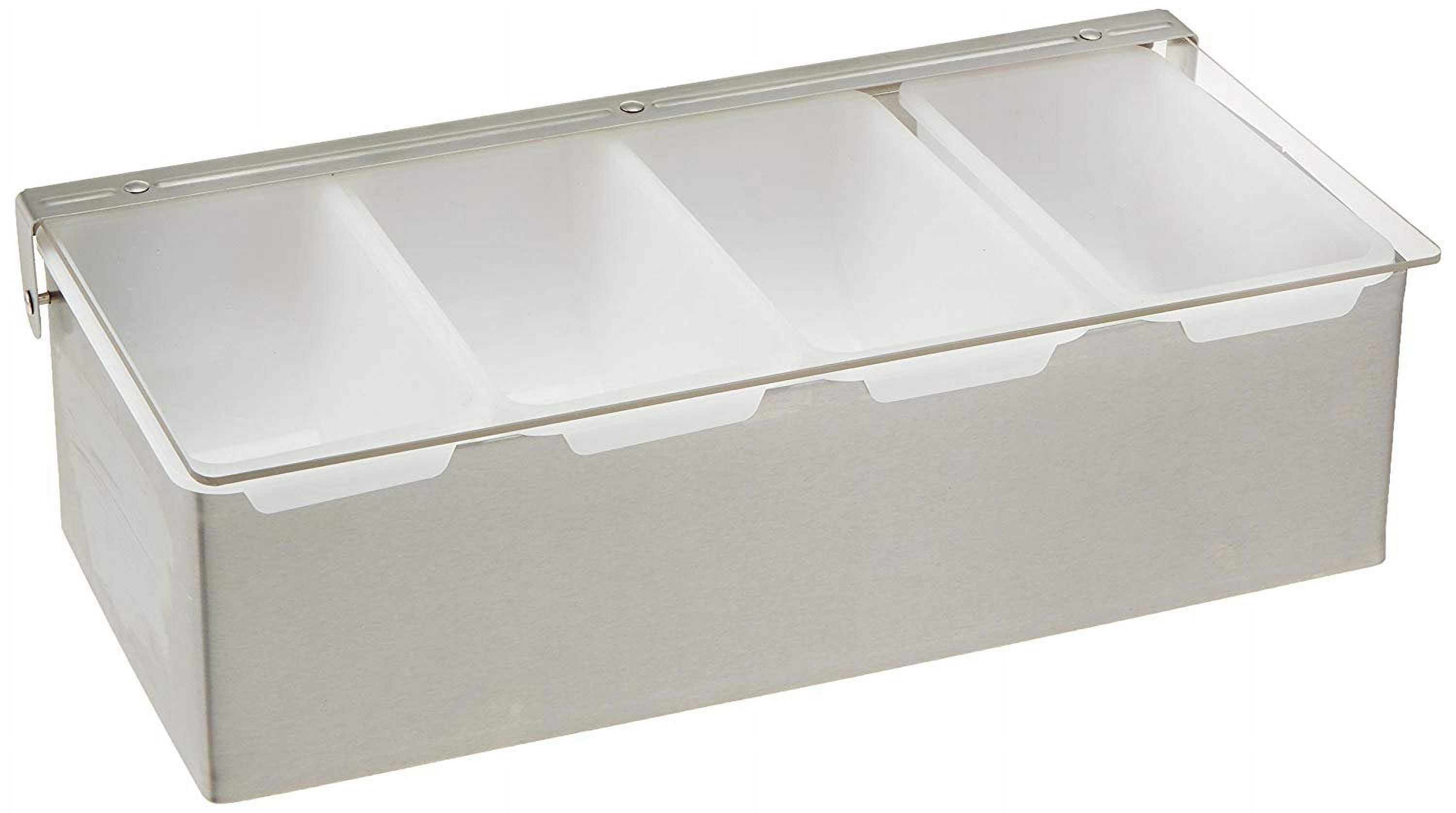 Winco 4 Comp Condiment Dispenser - Walmart.com