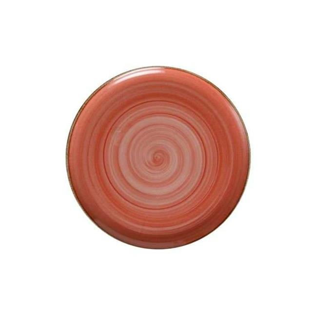Winco PA1618711724 7 in. Coupe Plate, Salmon Artisan - 2 Dozen ...