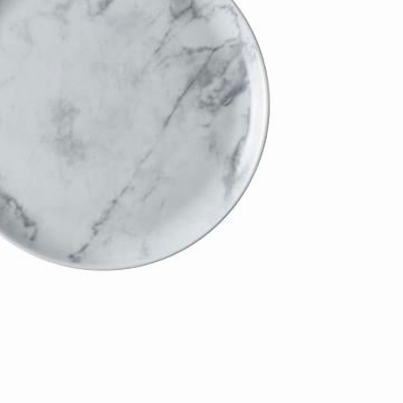 Winco PA110F711712 7 in. Porcelain Coupe Plate - 7 x 7 x 0.7 in., G.E.T ...
