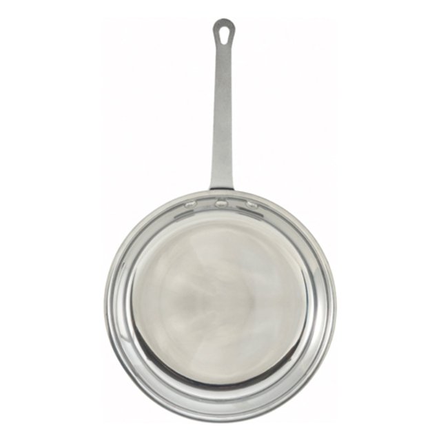 Winco AFP-10 10" Aluminum Frying Pan w\\/ Solid Metal Handle-Each ...