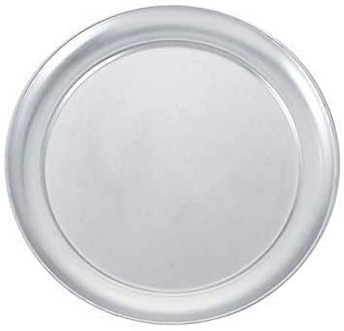 Winco APZT-9, 9'' Aluminum Pizza Tray w/Wide Rim, Round Pizza Display ...