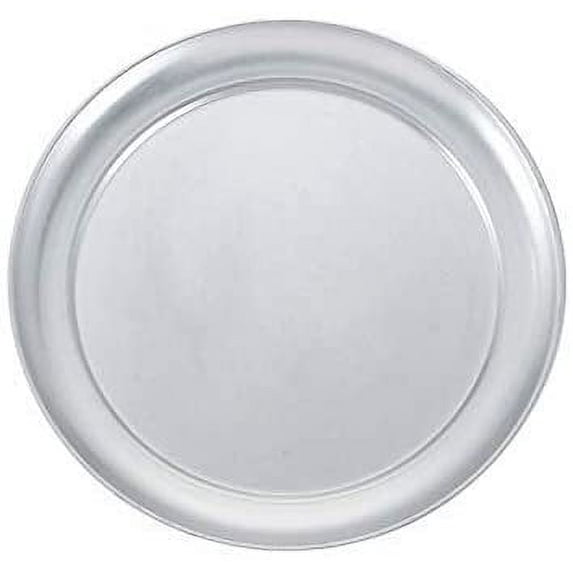 Winco APZT-9, 9'' Aluminum Pizza Tray w/Wide Rim, Round Pizza Display ...