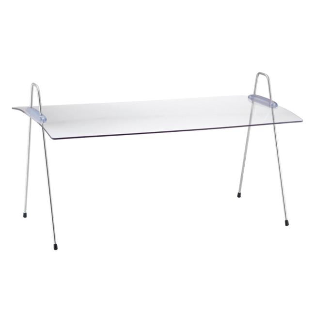 Winco 3089083 Acrylic Rectangular Sneeze Guard, Portable & Adjustable ...